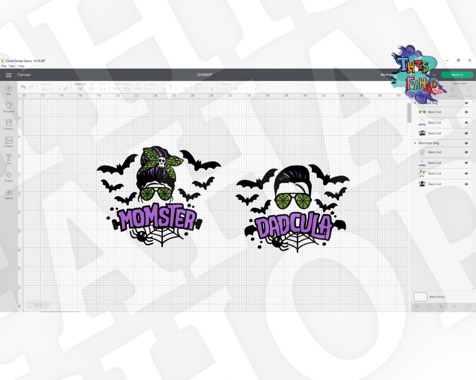 Momster and Dadcula Svg, Mom Dad Halloween Svg, Halloween Bundle Svg ...