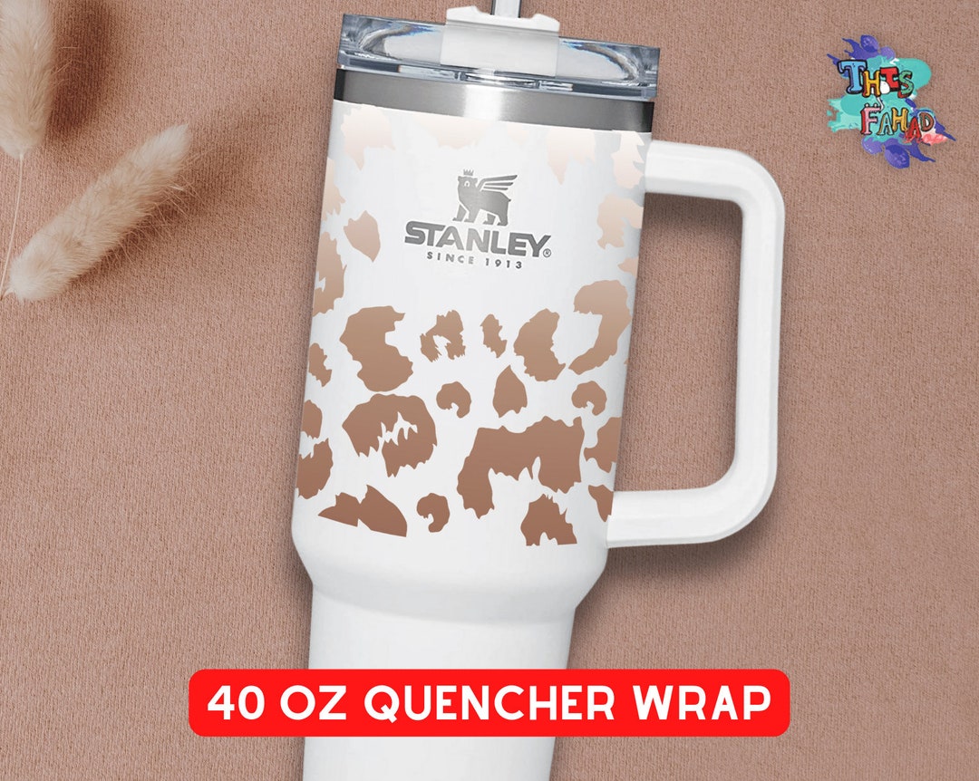 Cheetah Print Stanley 40oz Quencher Design - Leopard Print Stanley ...