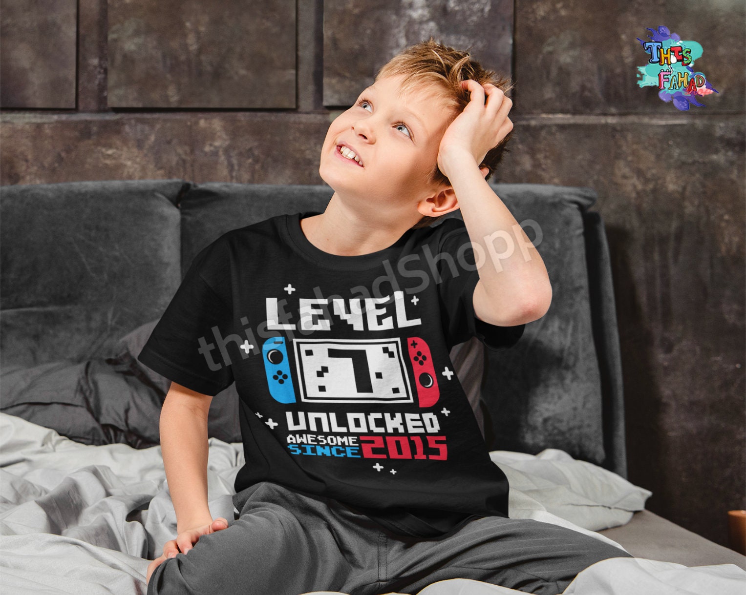 Level 7 Unlocked Svg, 7th Birthday Boy Gamer, 7 Years Old Gamer, Gamer ...