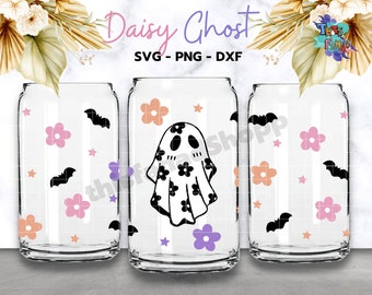 Ghost Glass Wrap Svg - Etsy