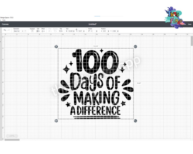 100 Days of Making a Difference Svg, Funny Teacher 100th Day of School ...