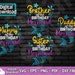 Mermaid Birthday Family Bundle Svg, Mermaid Tail Svg, Mermaid Party ...