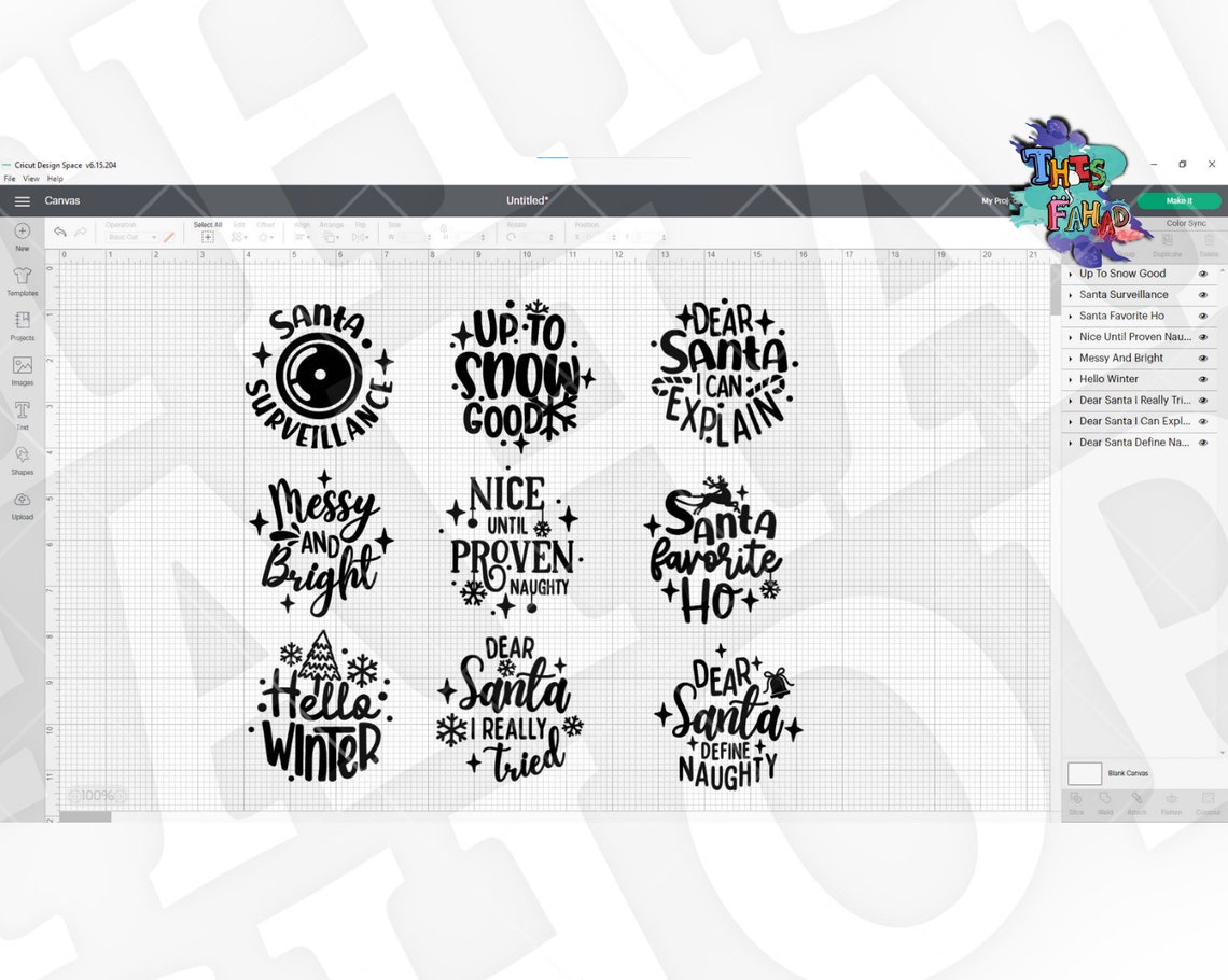 Funny Christmas SVG Bundle, Christmas Ornaments SVG, Merry Christmas ...