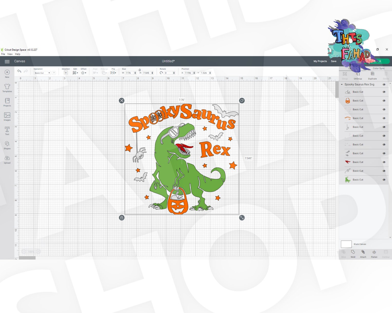 Spooky Saurus Rex Svg Dinosaur Pumkin Svg Halloween Dinosaur - Etsy
