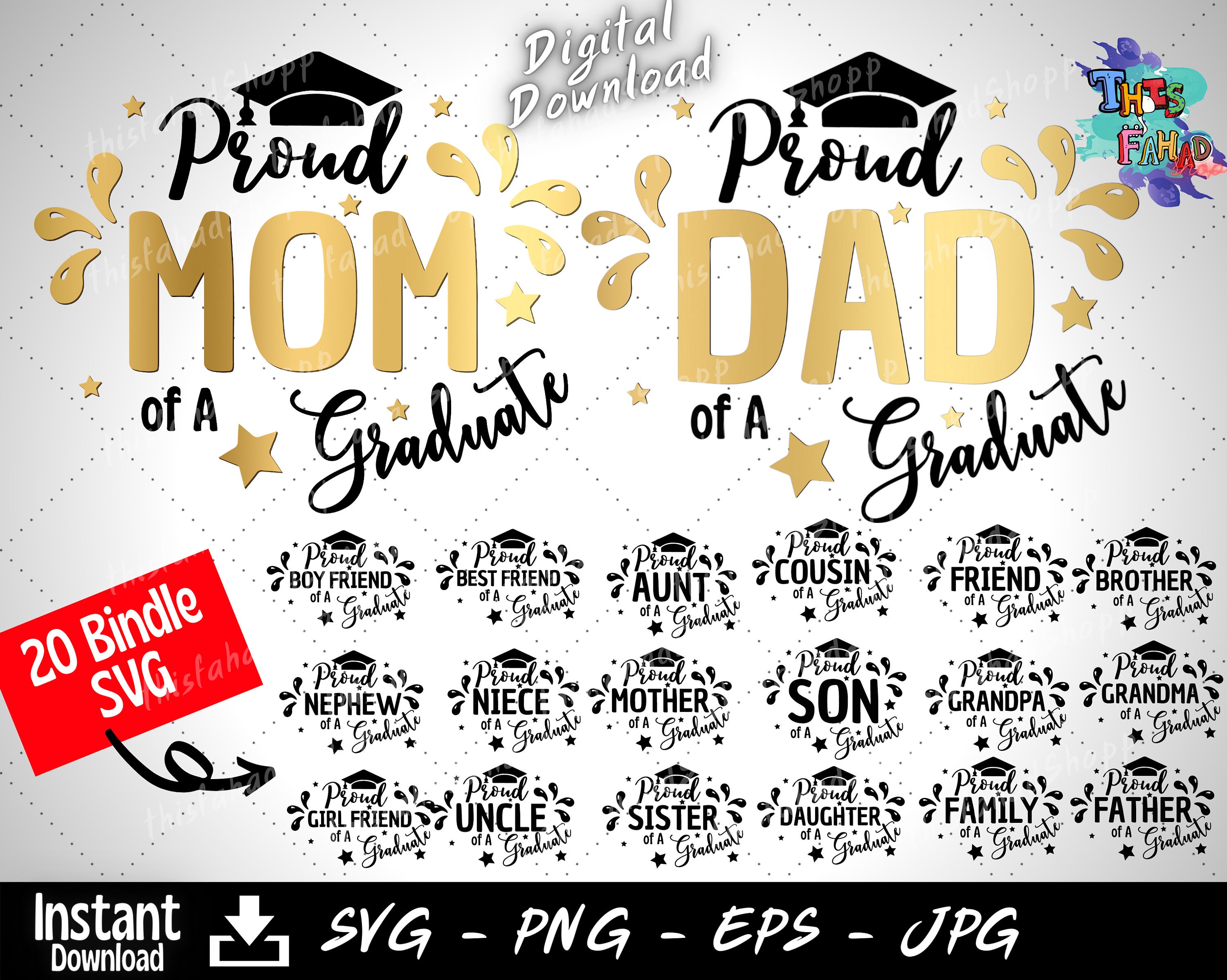 Graduation Svg Bundle Graduation Shirt Design SVG 2023 Grad - Etsy