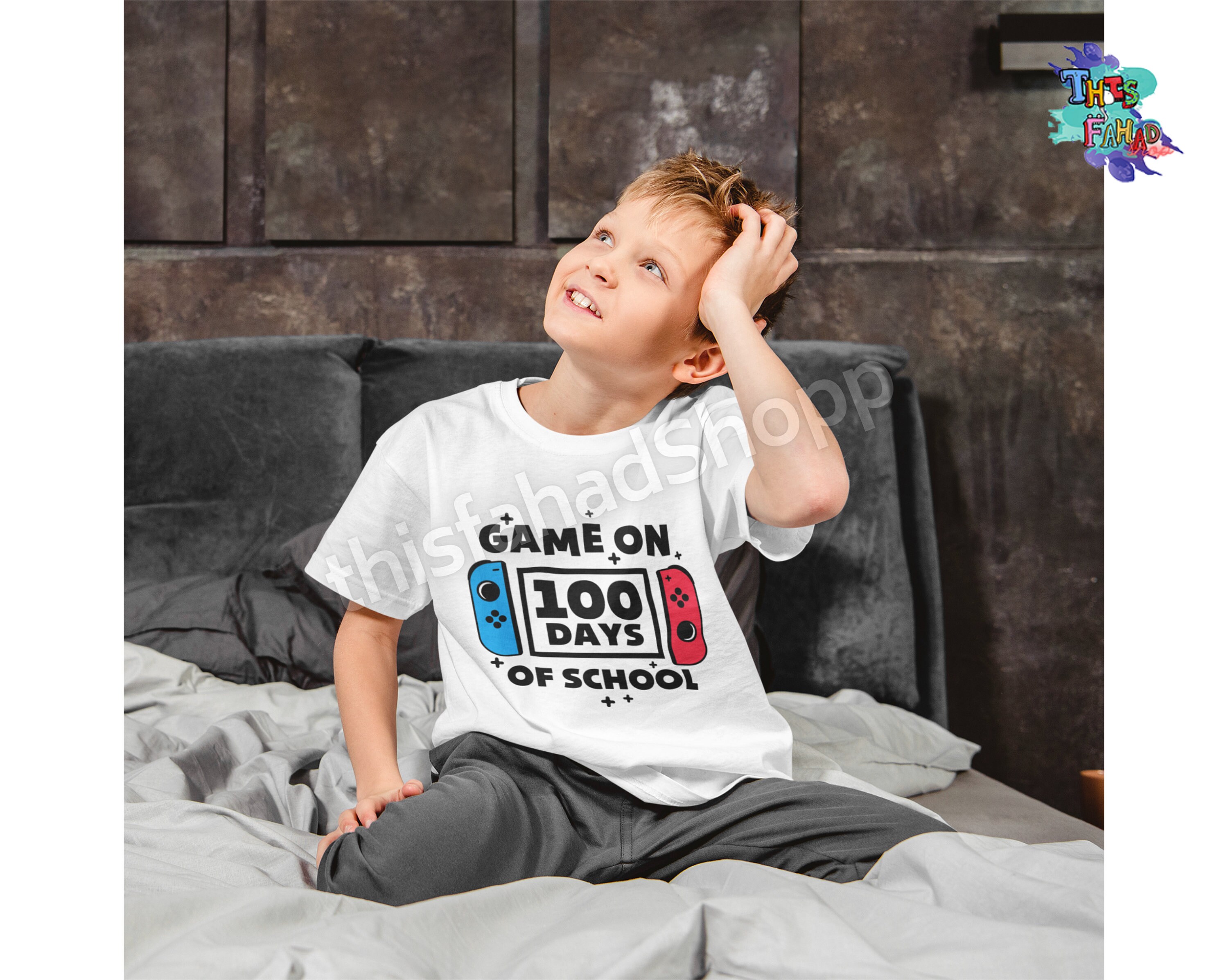 100 Days of School SVG Game on 100 Days of School Svg Boy - Etsy