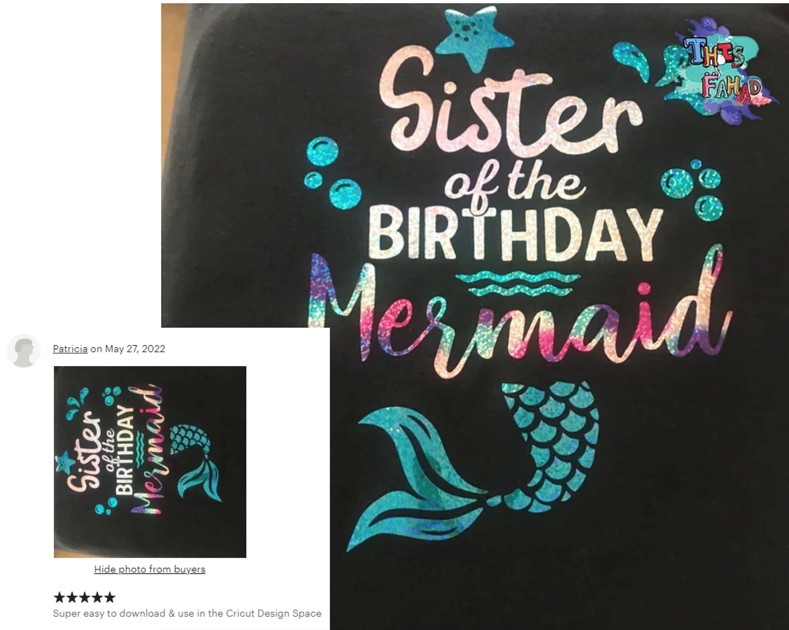 Mermaid Birthday Family Bundle Svg, Mermaid Tail Svg, Mermaid Party ...