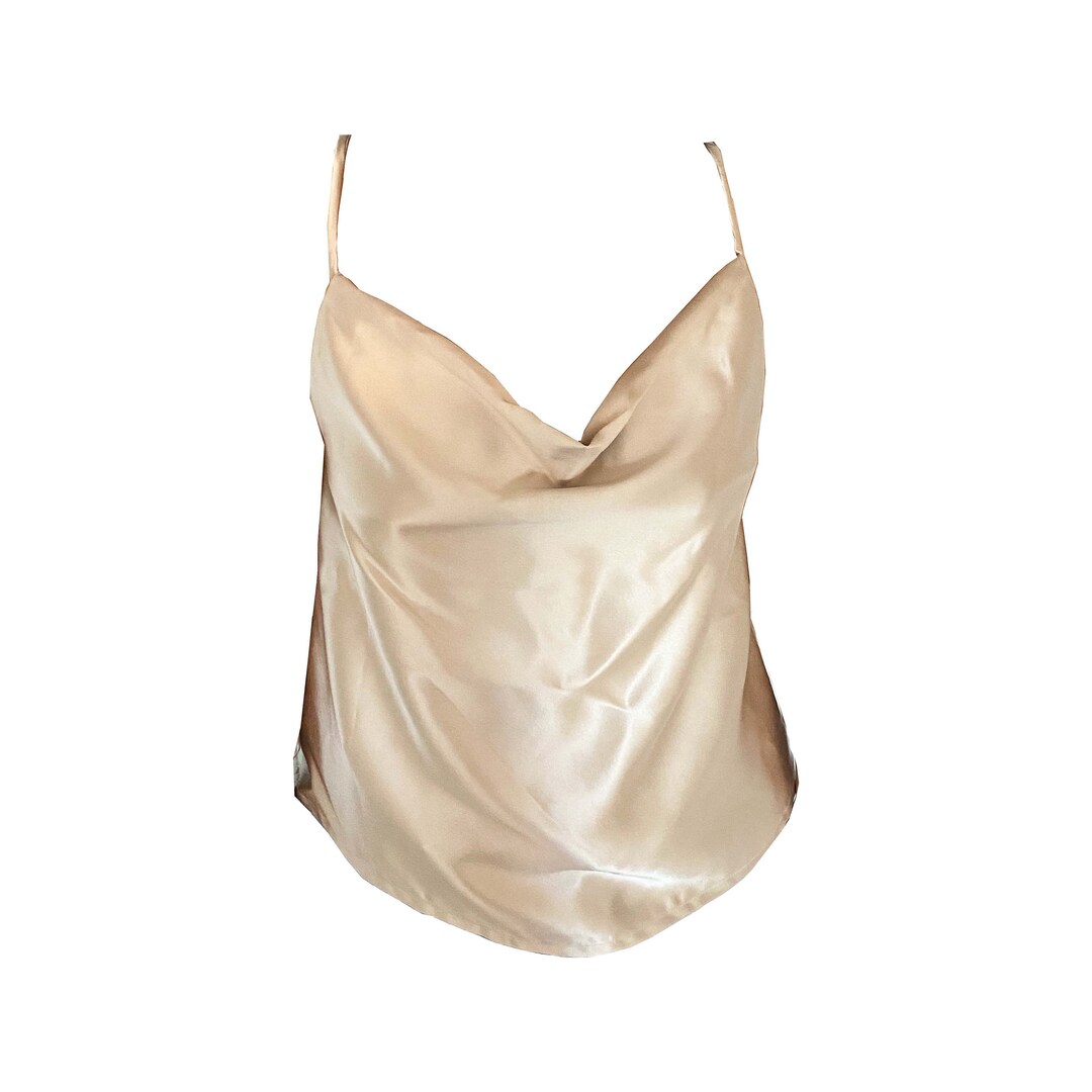 Mulberry Cowl Cami Top Silk - Etsy