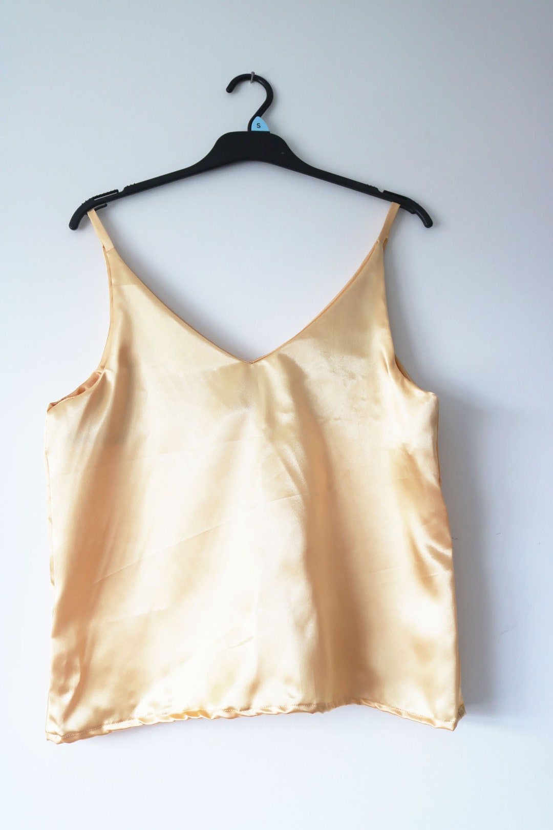 Gold Satin Cami Top - Etsy