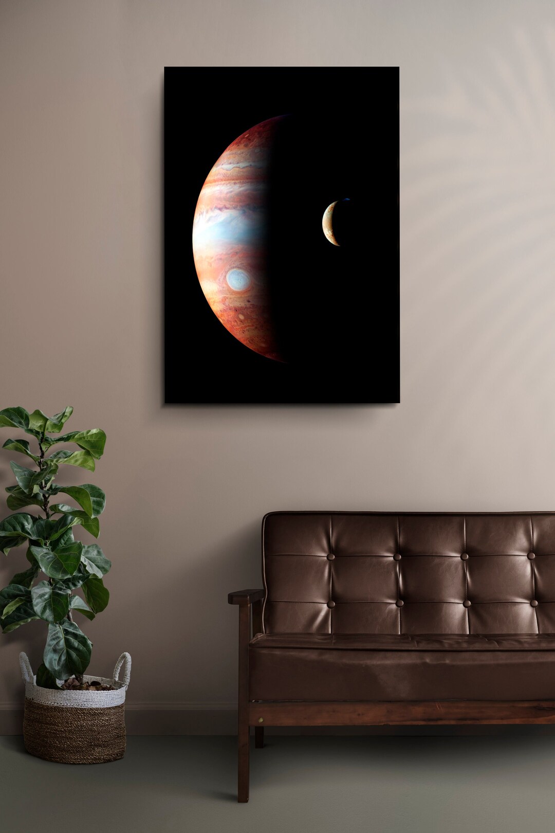 NASA Jupiter Space Poster Illustration Print Wall Hanging Decor A4 A3 ...