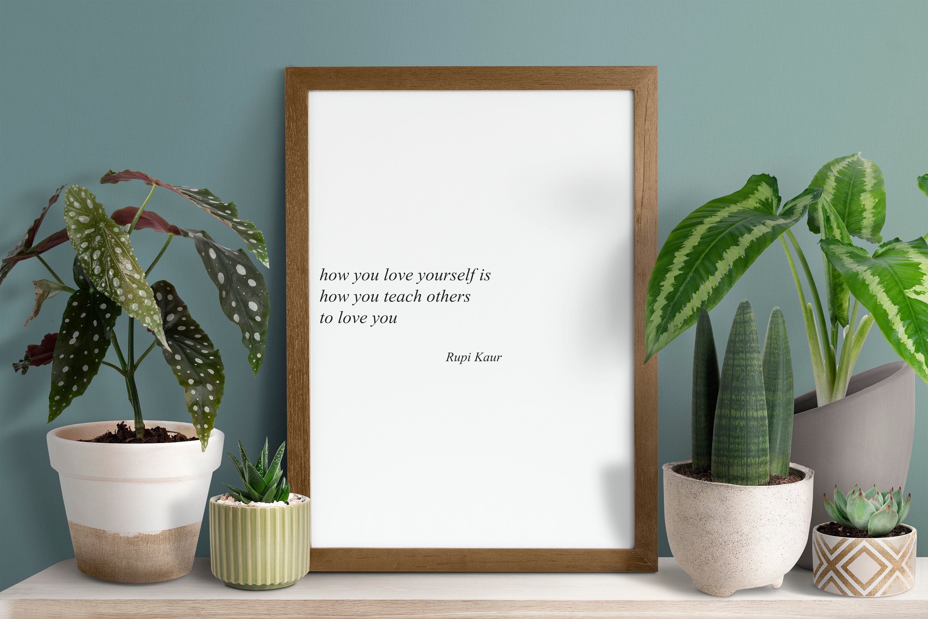 Rupi Kaur Quote Print Rupi Kaur Poem Print Rupi Kaur Quote Wall Art ...