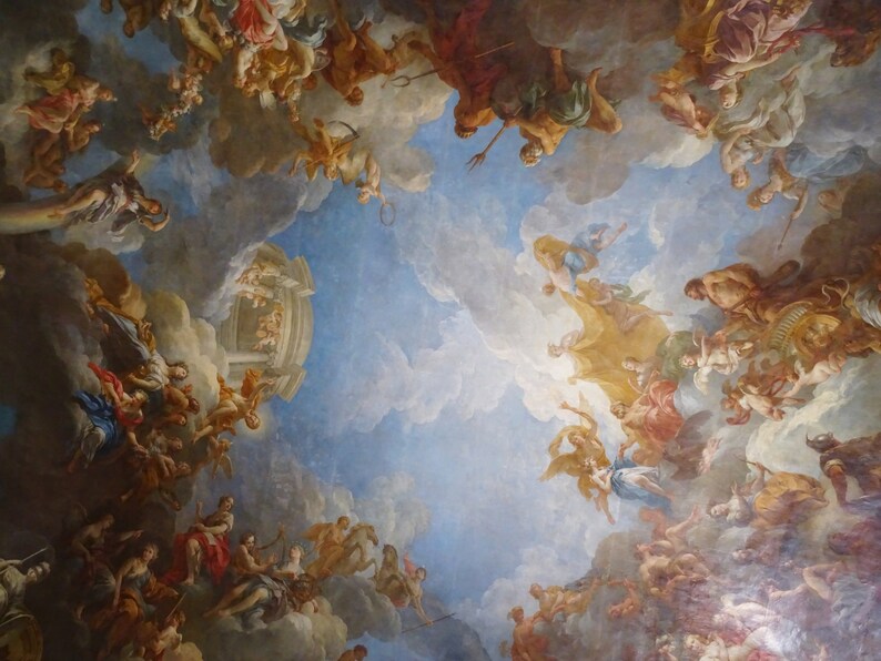 Ceiling Painting of Palace Versailles Paris Painting Wall - Etsy