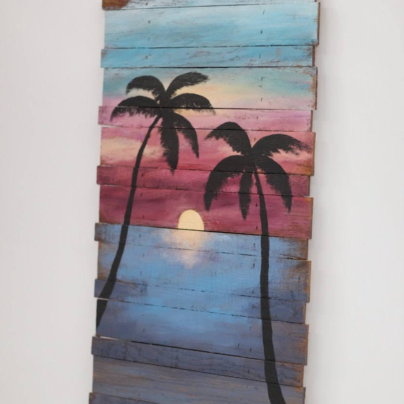 Beach Pallet Art - Etsy