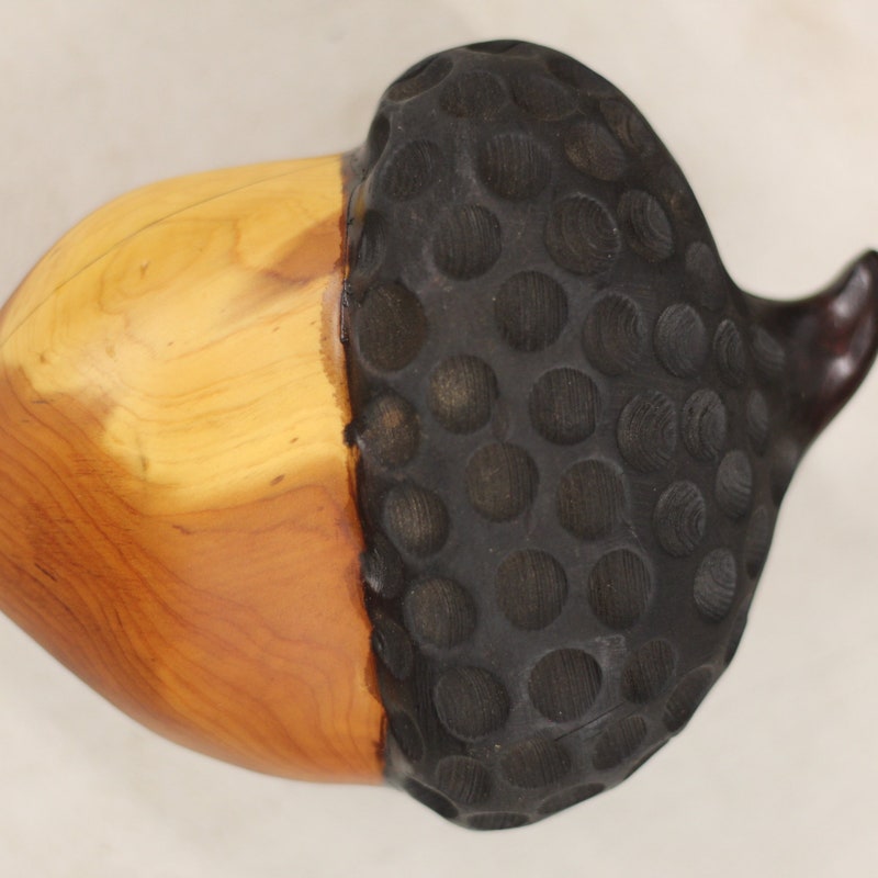 Carved Acorns - Etsy