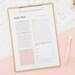 2023 Daily Planner Printable and Digital Minimal Elegant One - Etsy