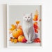 Halloween Cat Art Wall Printable Gift for Cat Lovers Cat - Etsy