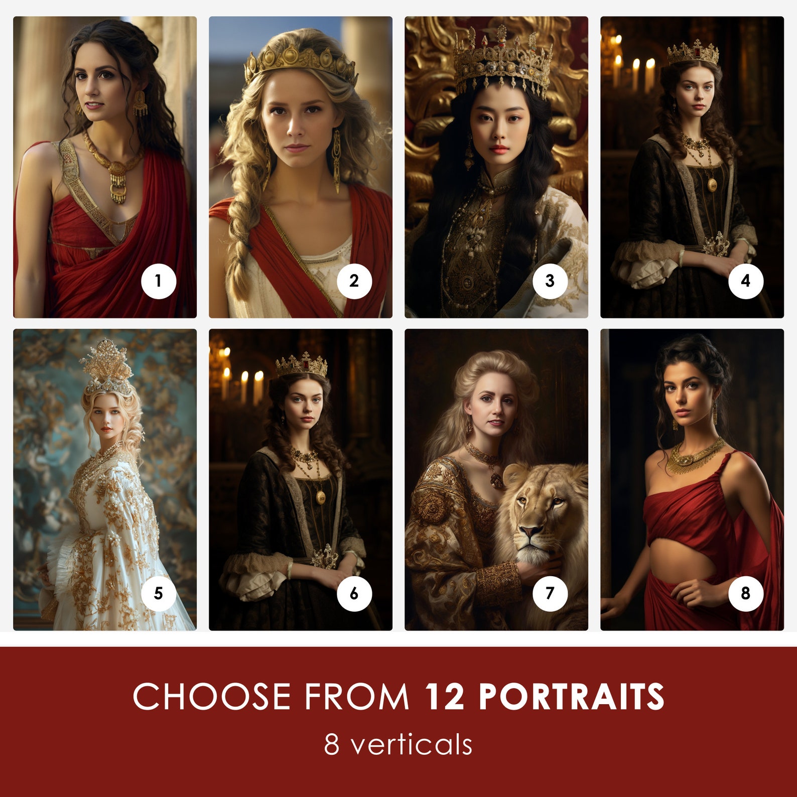 Personalized Royal Portrait From Photo, Personalized Gift-portrait ...