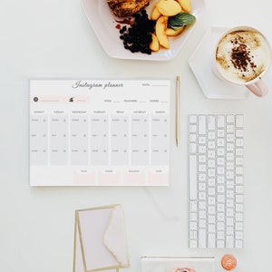 Weekly Instagram Content Planner Printable - Etsy