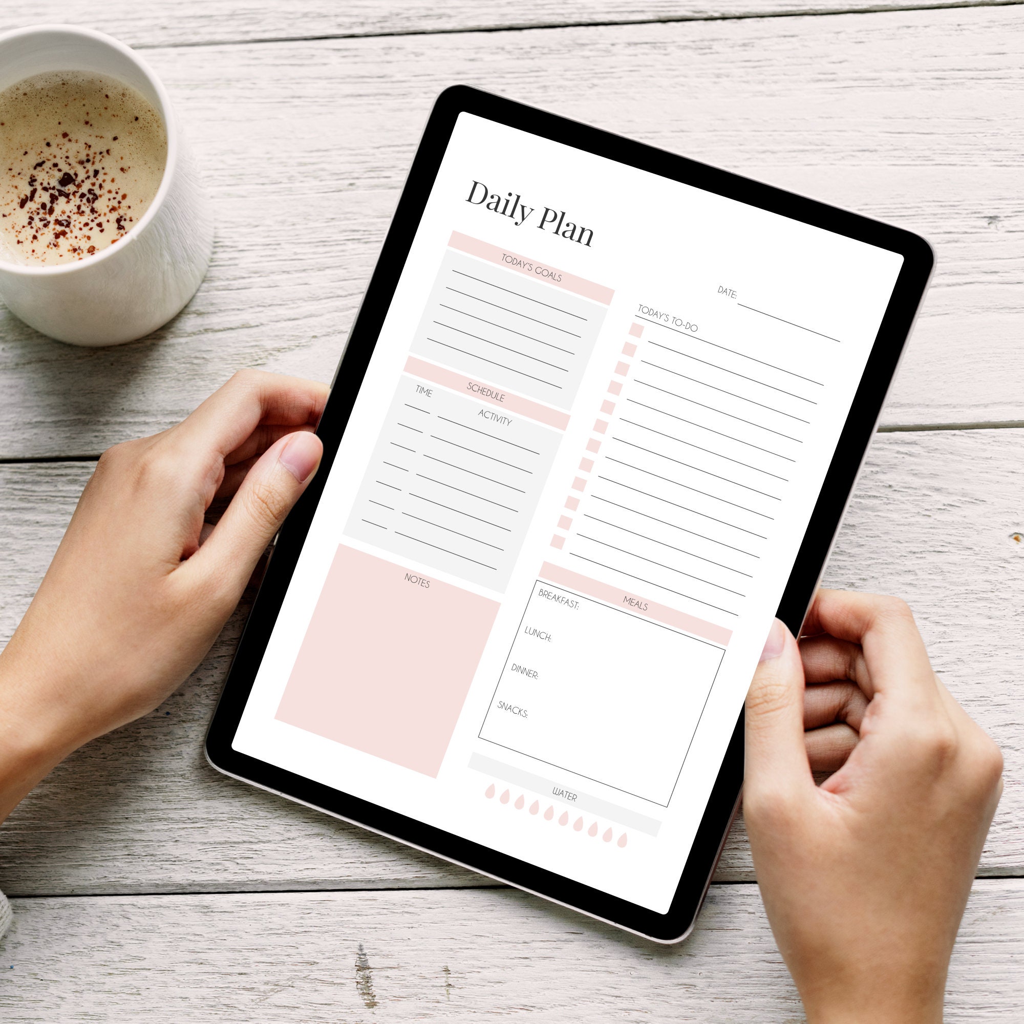 2023 Daily Planner Printable and Digital Minimal Elegant One - Etsy