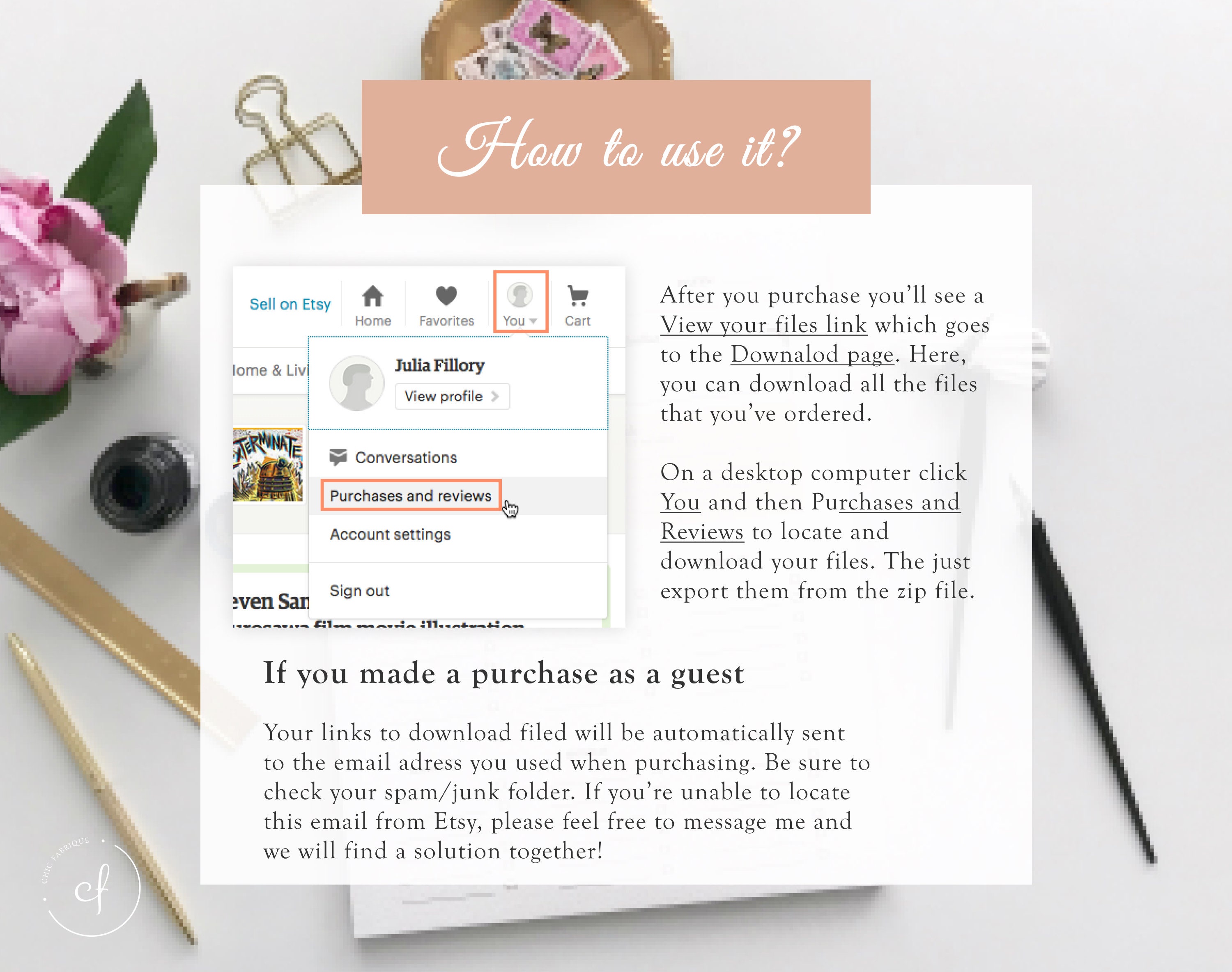 Daily Planner Elegant Printable, Feminene Daily Planning in High ...