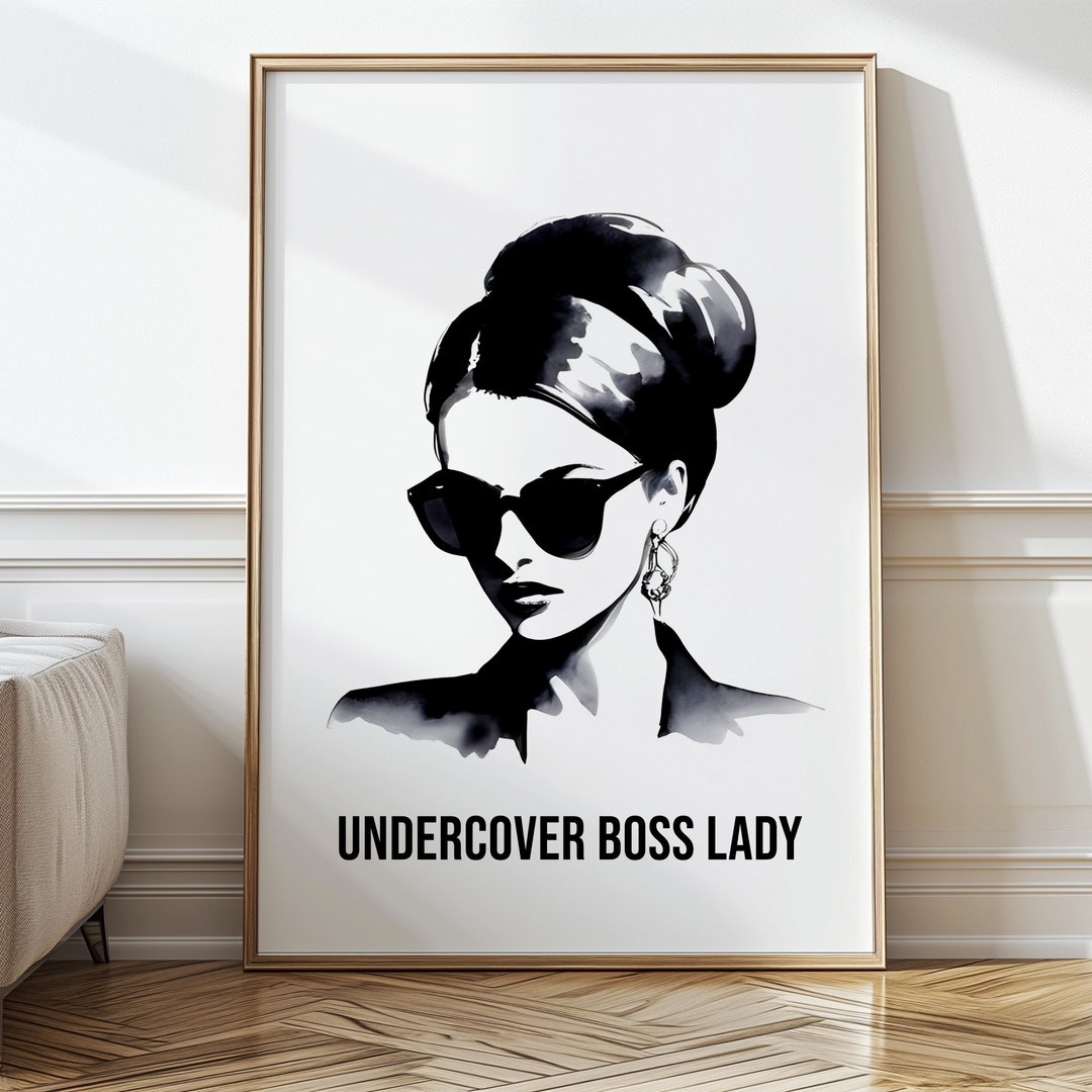 Women Female Boss Gift, Boss Babe Wall Art Printable, Lady Boss ...