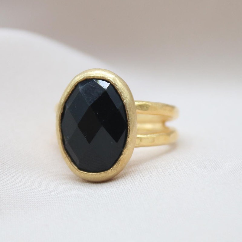 Obsidian Rings - Etsy