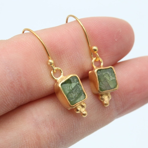 Peridot Earrings - Etsy