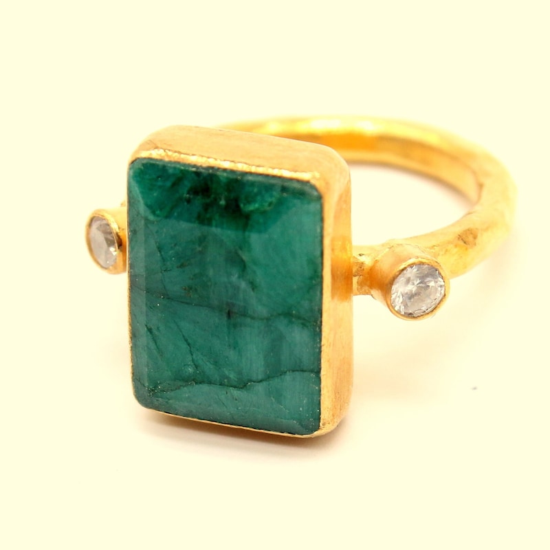 Emerald Ring - Etsy