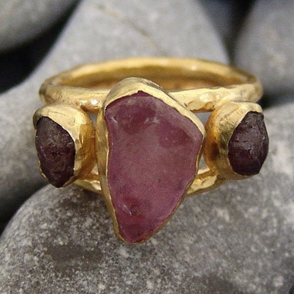 Small Ruby Ring - Etsy