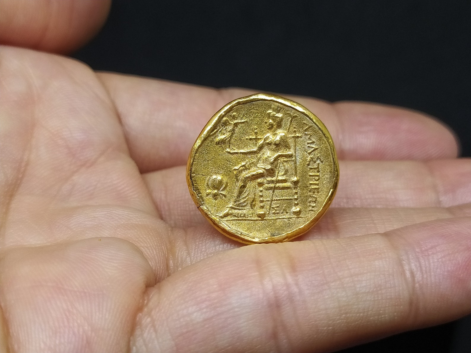 Signet Ring Roman Coin Sterling Silver Ring 24k Gold Over Coin Ring ...