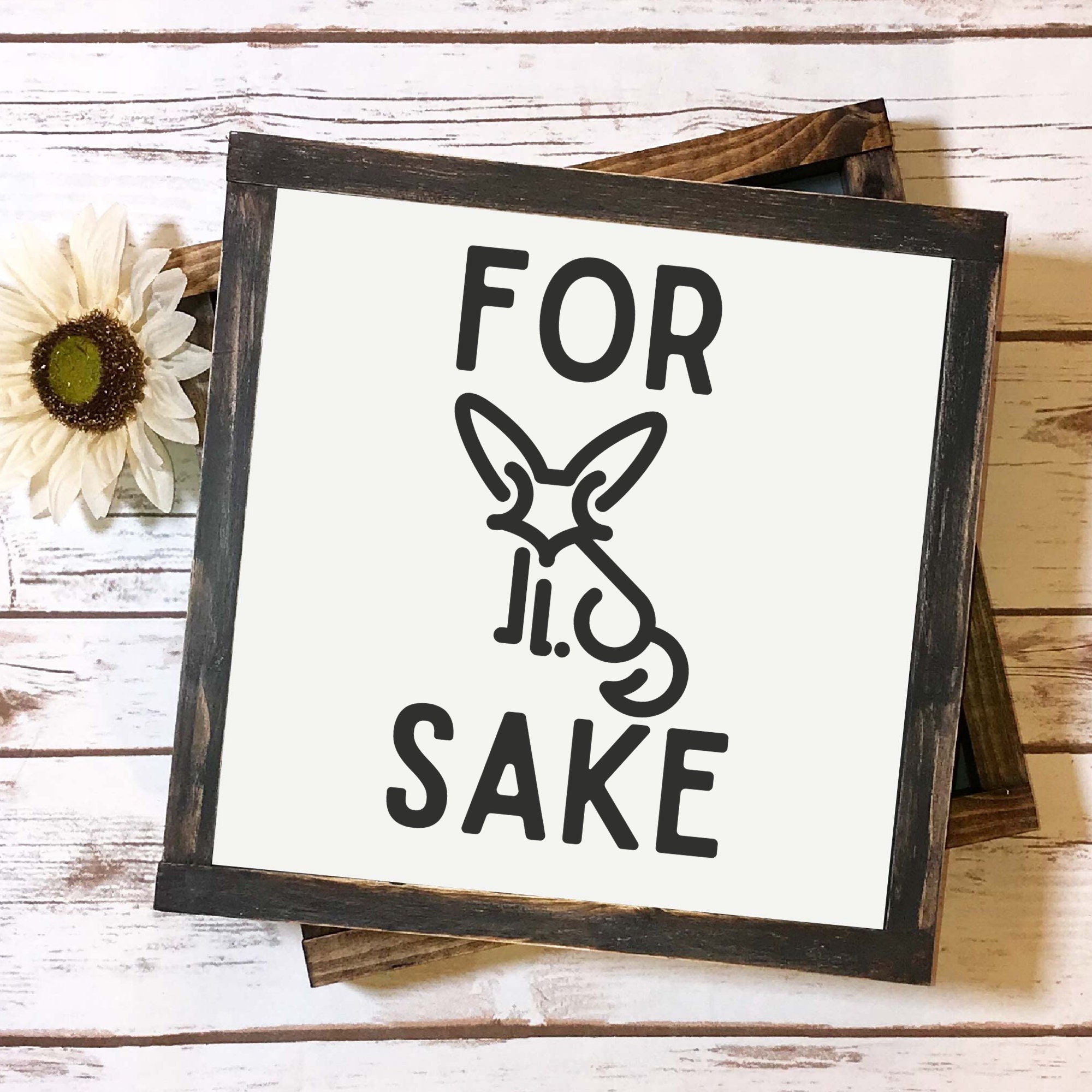 For Fox Sake SVG PDF Png Pdf Dxf INSTANT Digital Download Cricut ...