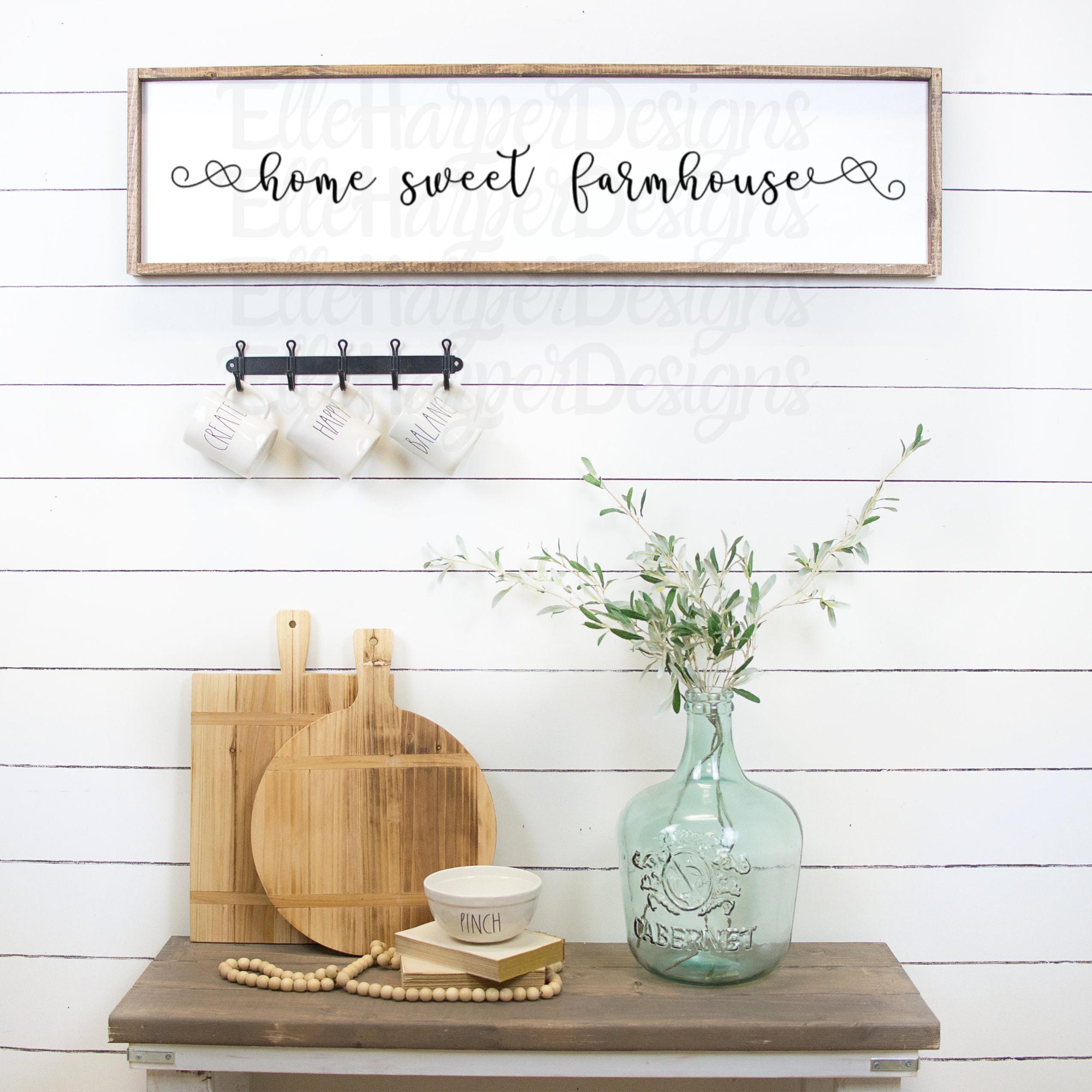 Home Sweet Farmhouse Sign SVG - PDF- Png - Pdf- Dxf - INSTANT Digital ...