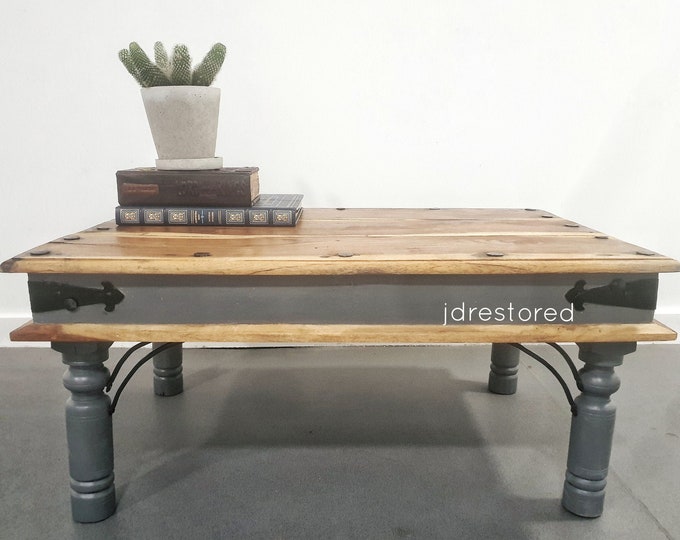 Sold Industrial Thakat Coffee Table - Etsy