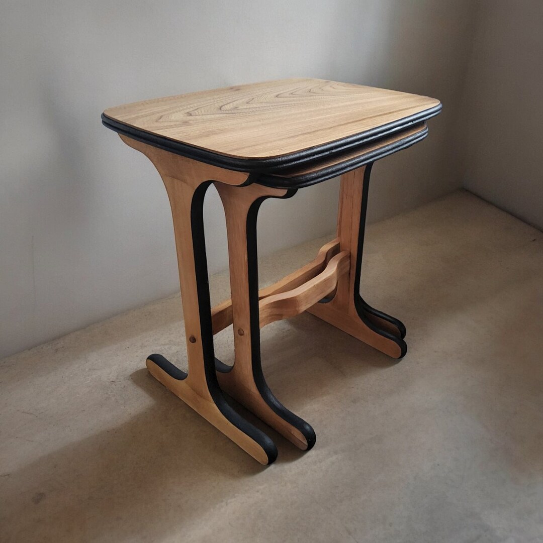 MCM Gplan Fresco 1960's Restored Set of Two Nest Tables - Etsy UK