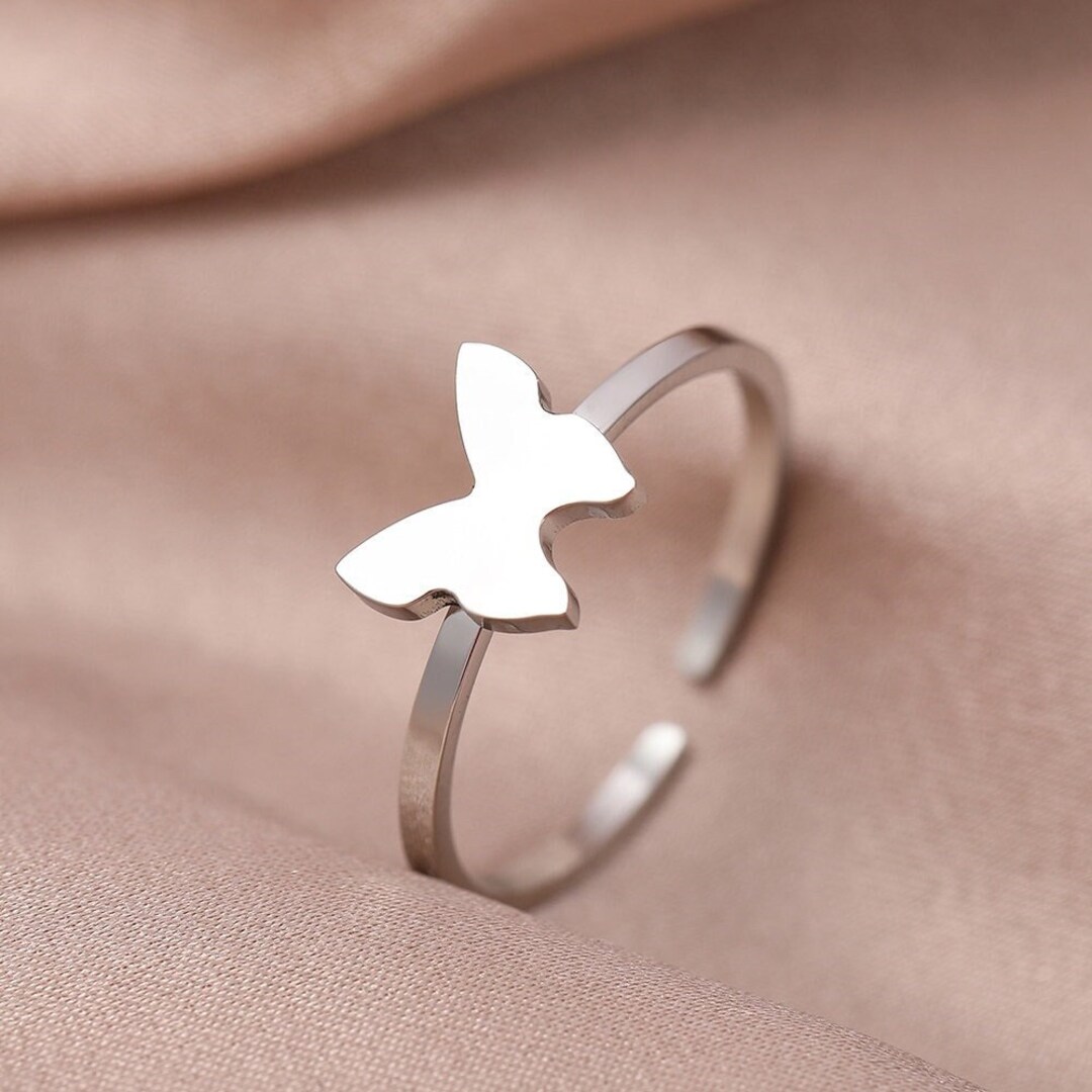 Butterfly Rings for Women Matching Rings for Couples Rings - Etsy