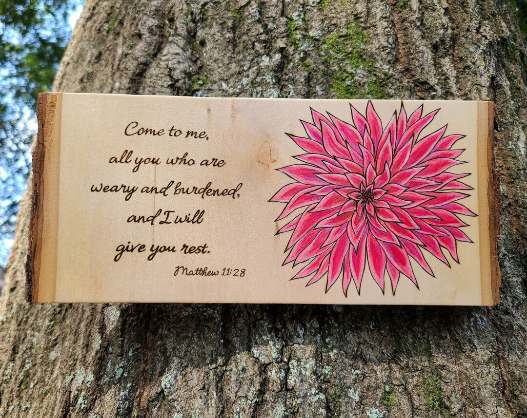 Encouraging Bible Verse Wood Sign, Wall or Mantle Decor, Southern Charm ...