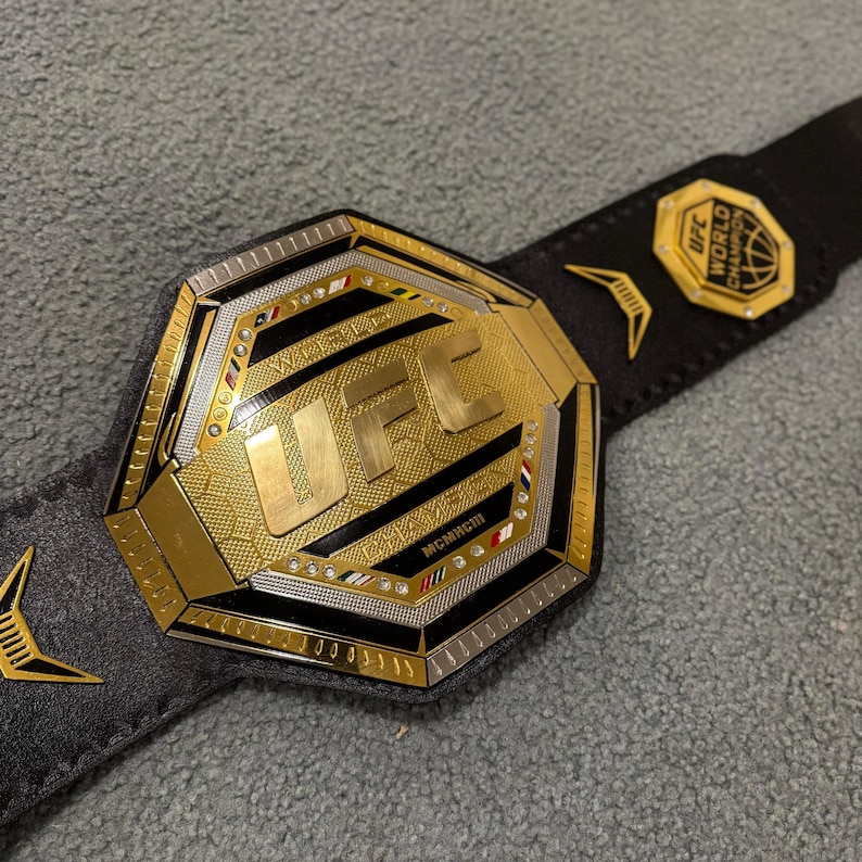 U F C Handmade World Championship Belt – Official Octagon Design With ...