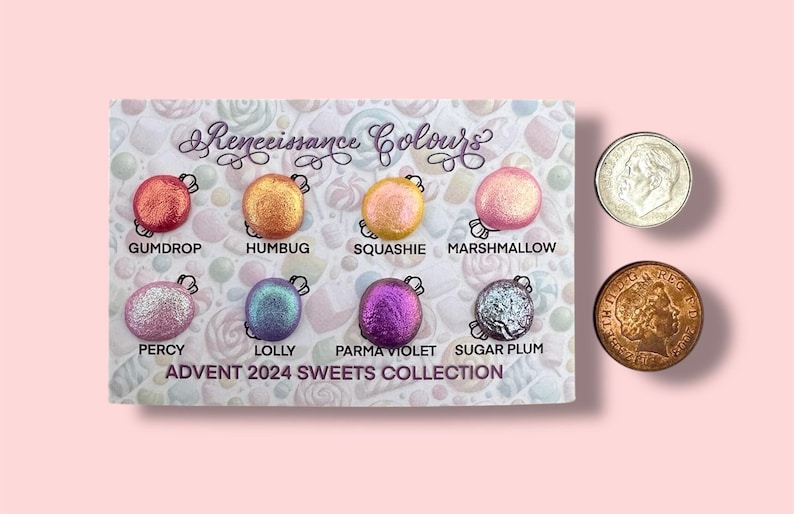 Sweets Collection Dot Card Advent 2024 Colorshift Handmade Vegan ...