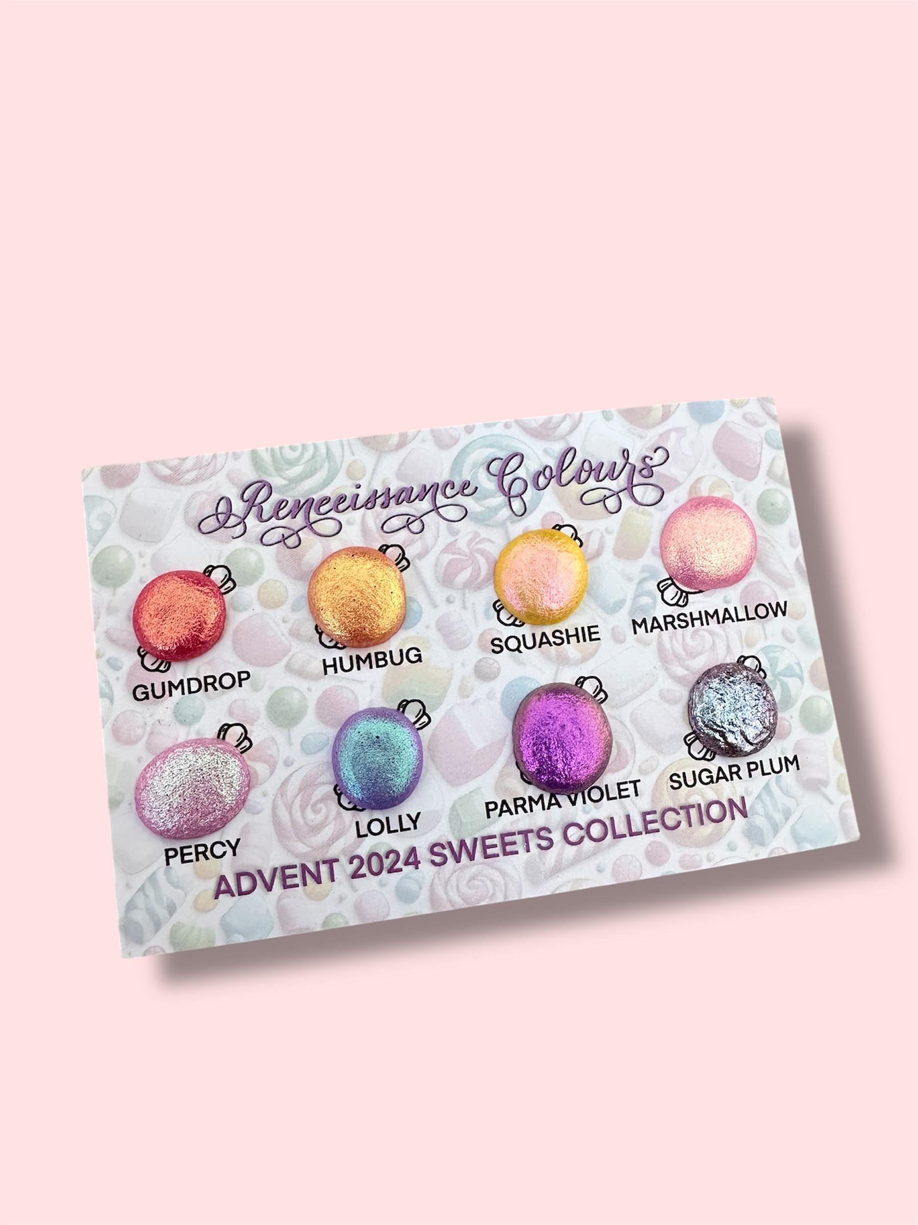 Sweets Collection Dot Card Advent 2024 Colorshift Handmade Vegan ...