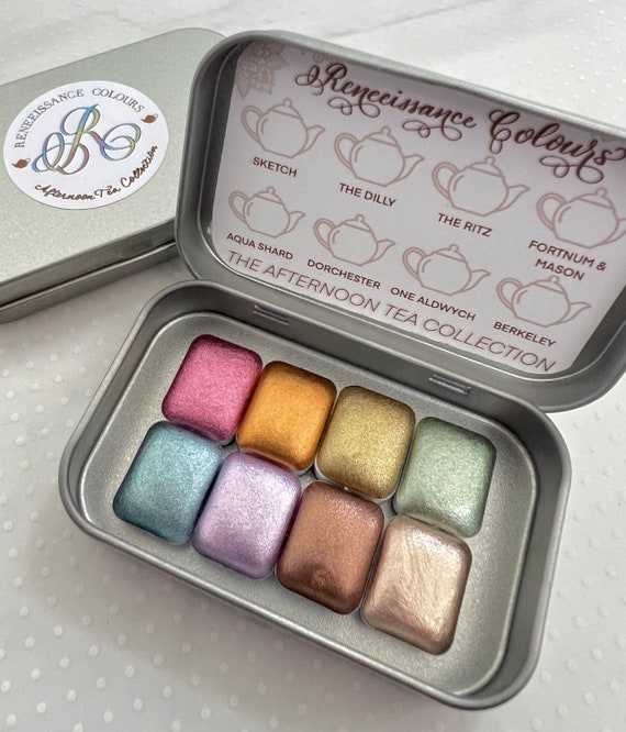 Afternoon Tea Collection Quarter Pans Tin Vegan Handmade - Etsy