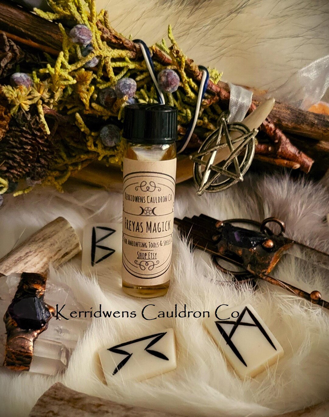 Freyjas Magick Ritual Oil, Essential Oil, Viking, Norse Goddess ...