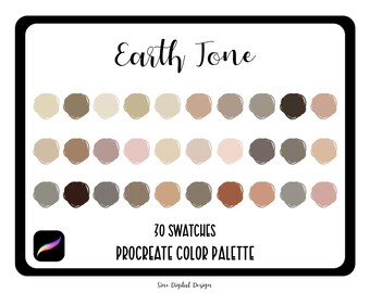 Earth Tone Swatches - Etsy