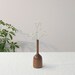 Walnut Bell Vase - Etsy UK