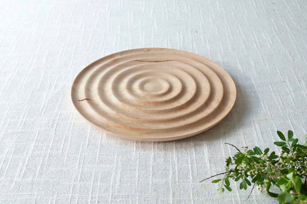 Birdseye Maple Ripple Platter - Etsy