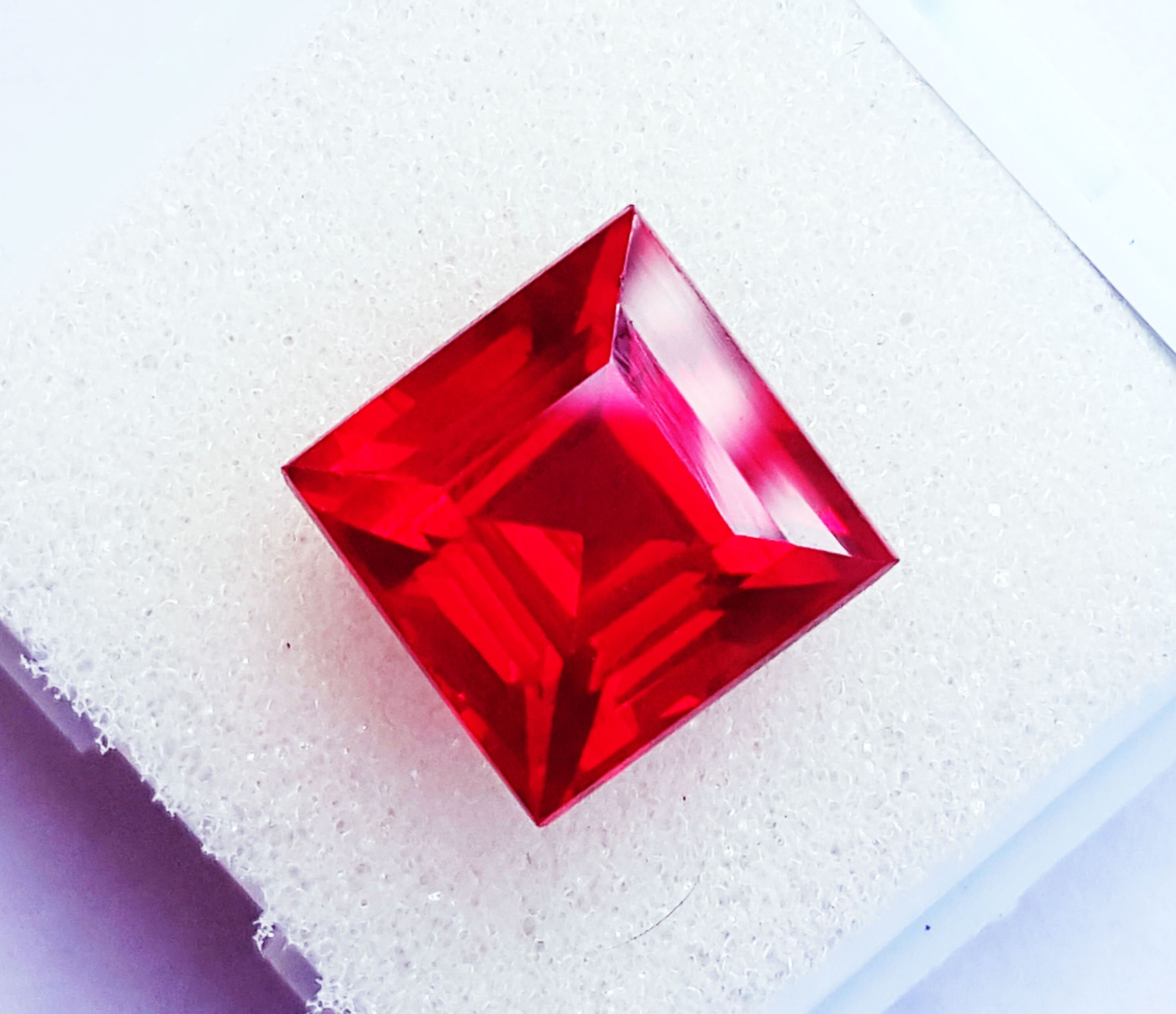 Loose Gemstone 8 to 10 Ct Pair Natural Ruby Square Shape - Etsy UK