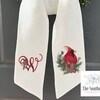 100% Linen Monogrammed Wreath Sash, Basket Sash Vintage Easter Bunny ...