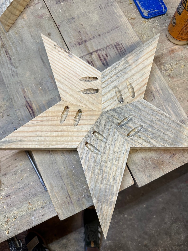 Handmade Wooden Star for Home Decor - Etsy