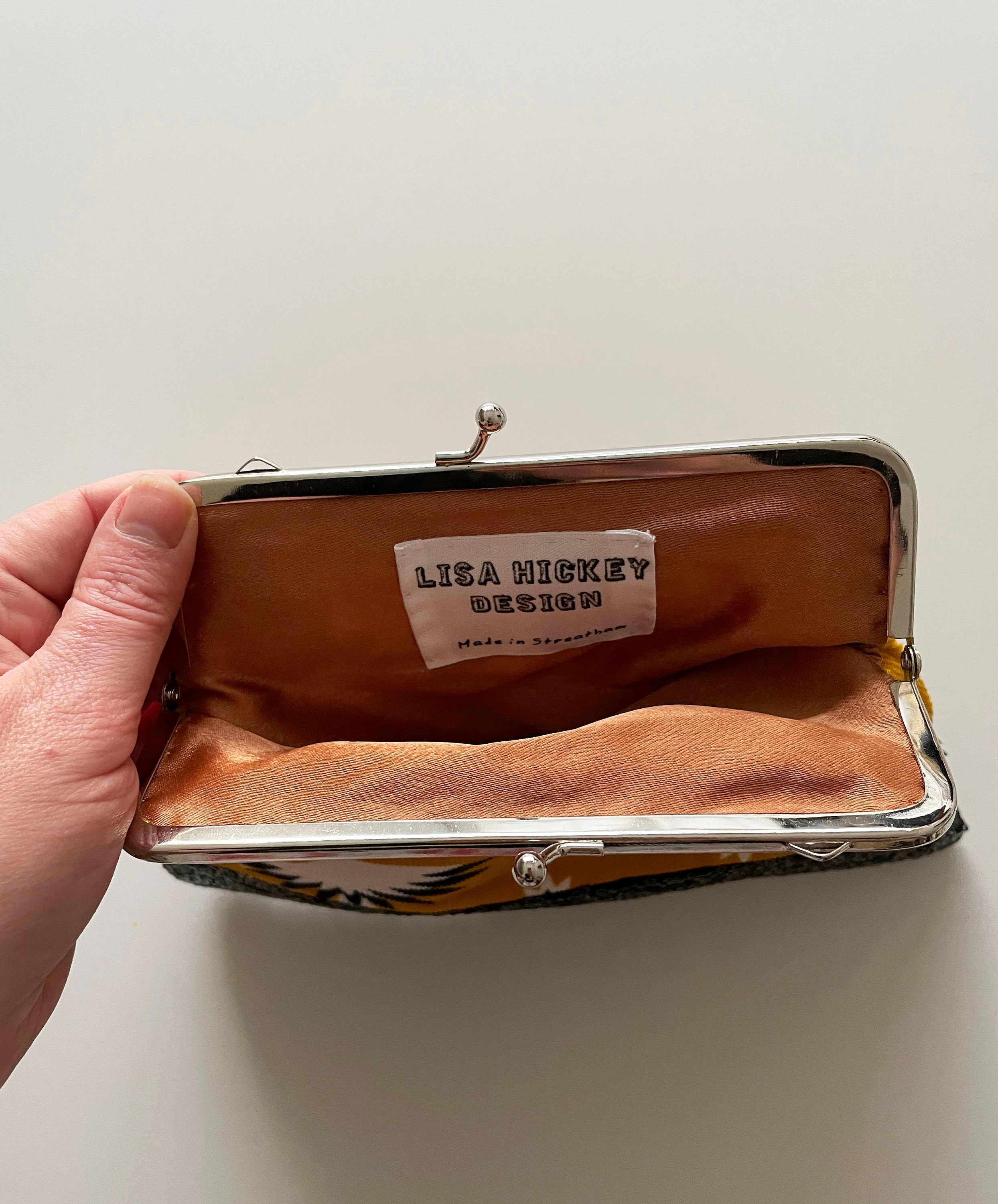 The Dusty Retro 1960's Style Handmade Evening Bag / | Etsy