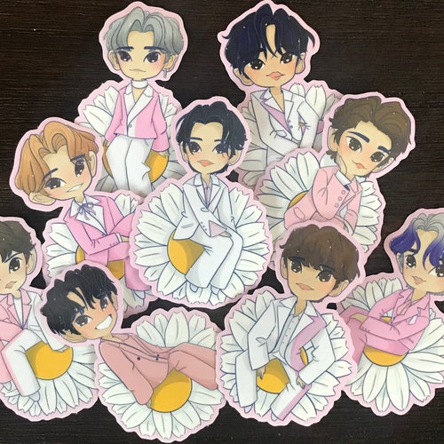 PENTAGON Stickers - Etsy UK