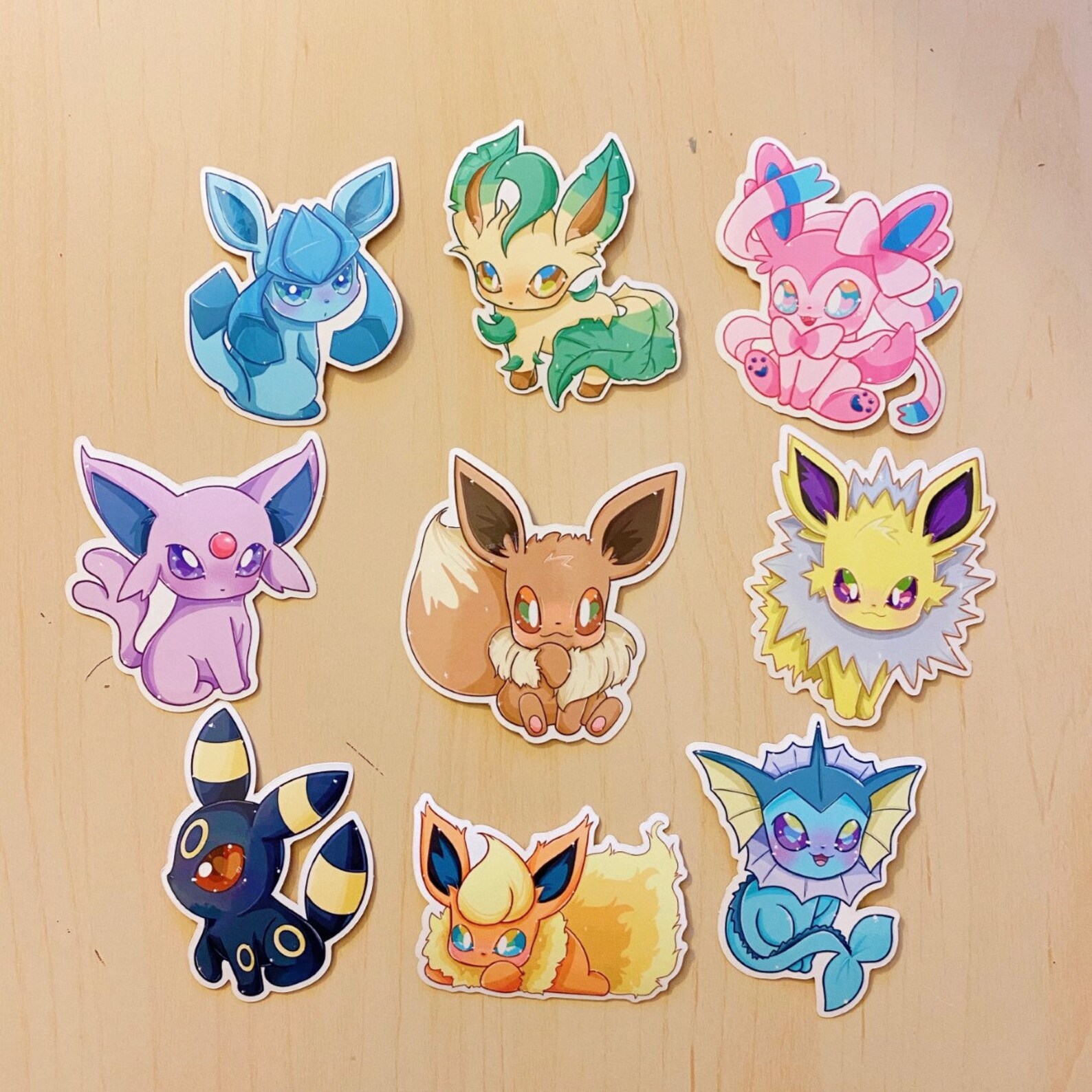 Eeveelution Stickers - Etsy